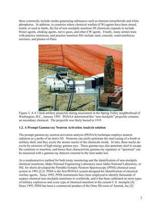 Nondestructive Identification Of Chemical Warfare Agents | PDF