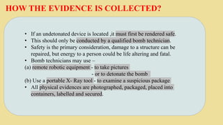 Non destructive methods for analysis of explosive traces | PPTX