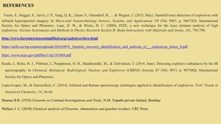 Non destructive methods for analysis of explosive traces | PPTX