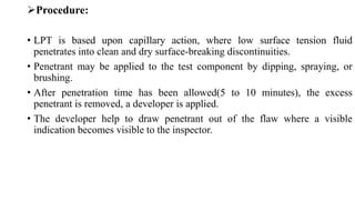 Non Destructive Testing methods | PPTX