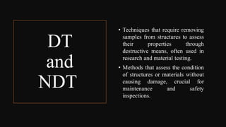 Nondestructive Testing and Evaluation in Structural Analysis- Break-Off ...