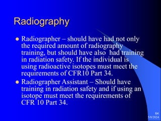 NON DESTRUCTIVE TESTING EVALUATION: AUDITOR NDT TRAINING.ppt