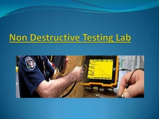 Non destructive testing | PPTX