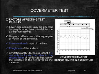 Non destructive test (ndt) on concrete msu | PPTX