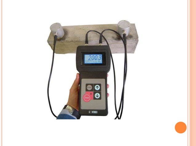 Non destructive test on concrete | PPTX | Civil Engineering Industry ...