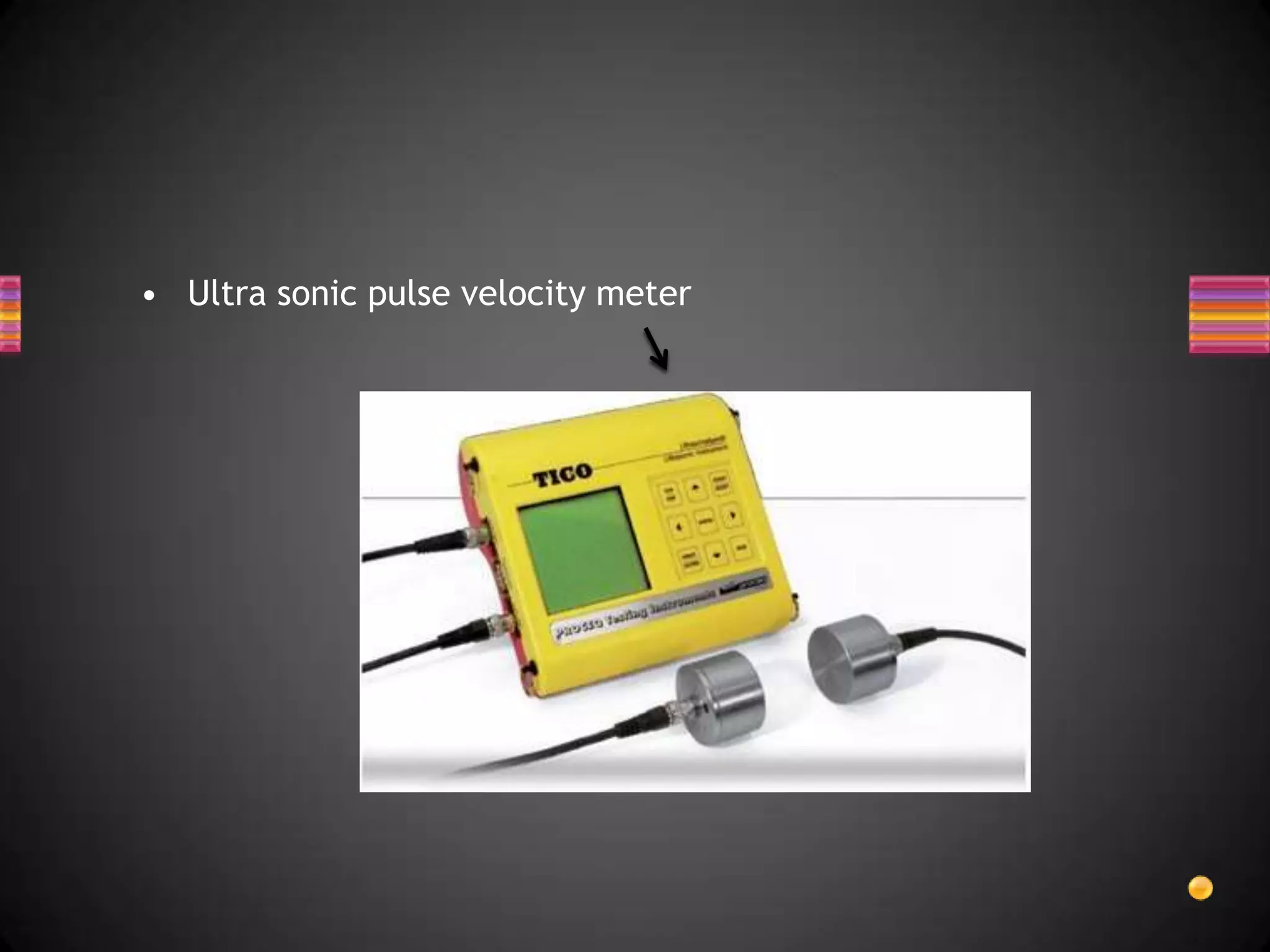 Non destructive test on concrete (ndt) | PPTX
