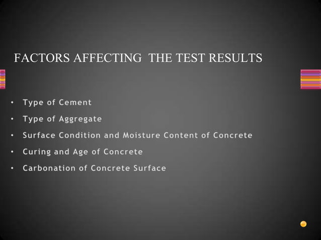 Non destructive test on concrete (ndt) | PPTX | Civil Engineering ...