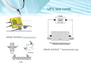 Non destructive test in CIVIL ENGINEERING Construction | PPTX