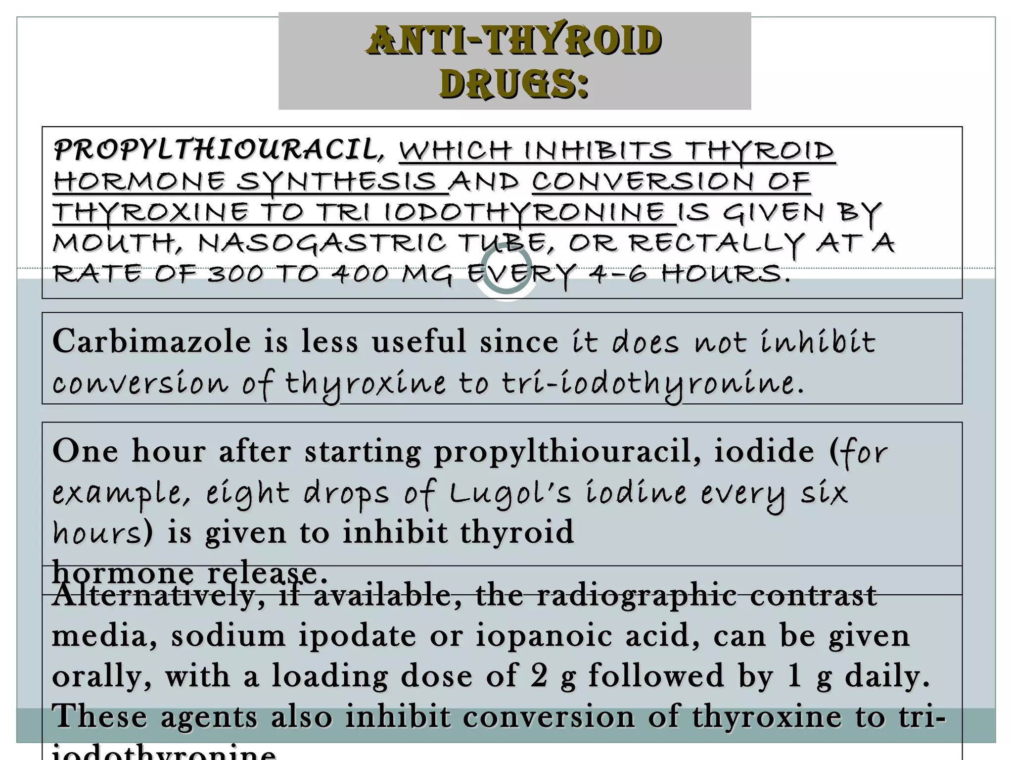 Non diabetic endocrinal emergency | PPT