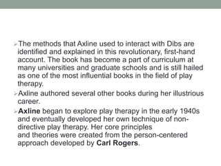 NON DIRECTIVE THERAPY in child therapy.pptx