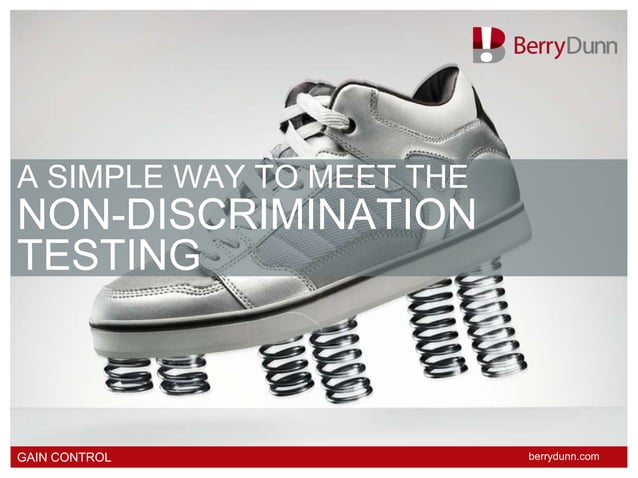 A Simple Way to Meet the Non-Discrimination Testing | PDF