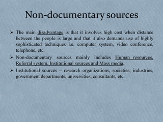 Non Documentary Sources by Jaya Singh | PPTX
