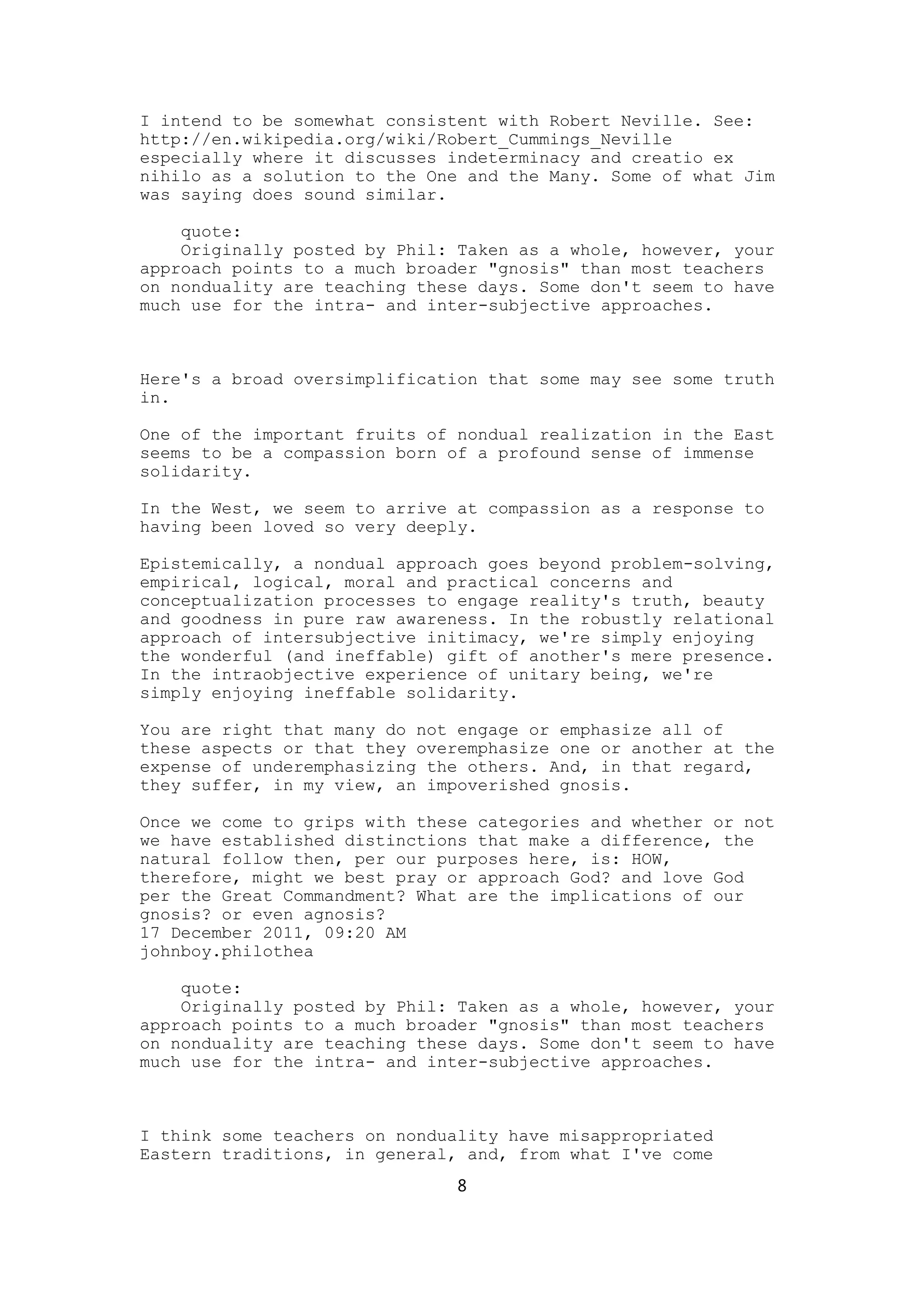 Nondual christianity | PDF