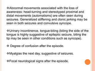 Non epileptiform paroxysmal events | PPTX