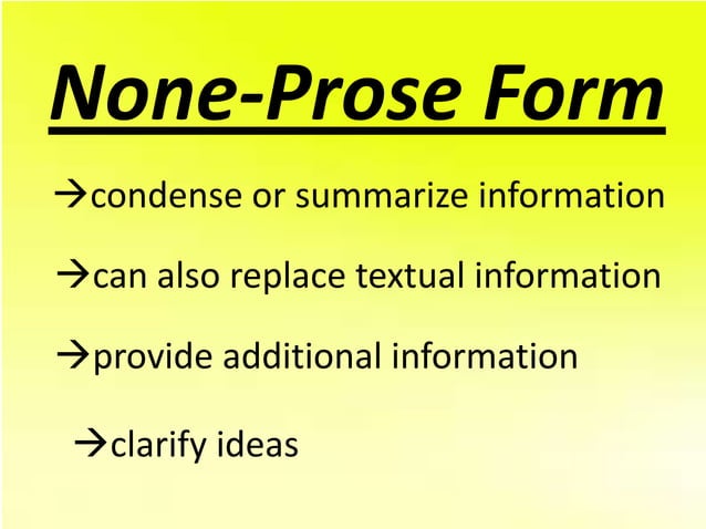 None prose forms | PPTX