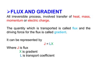 Non-equilibrium Thermodynamics | PPTX