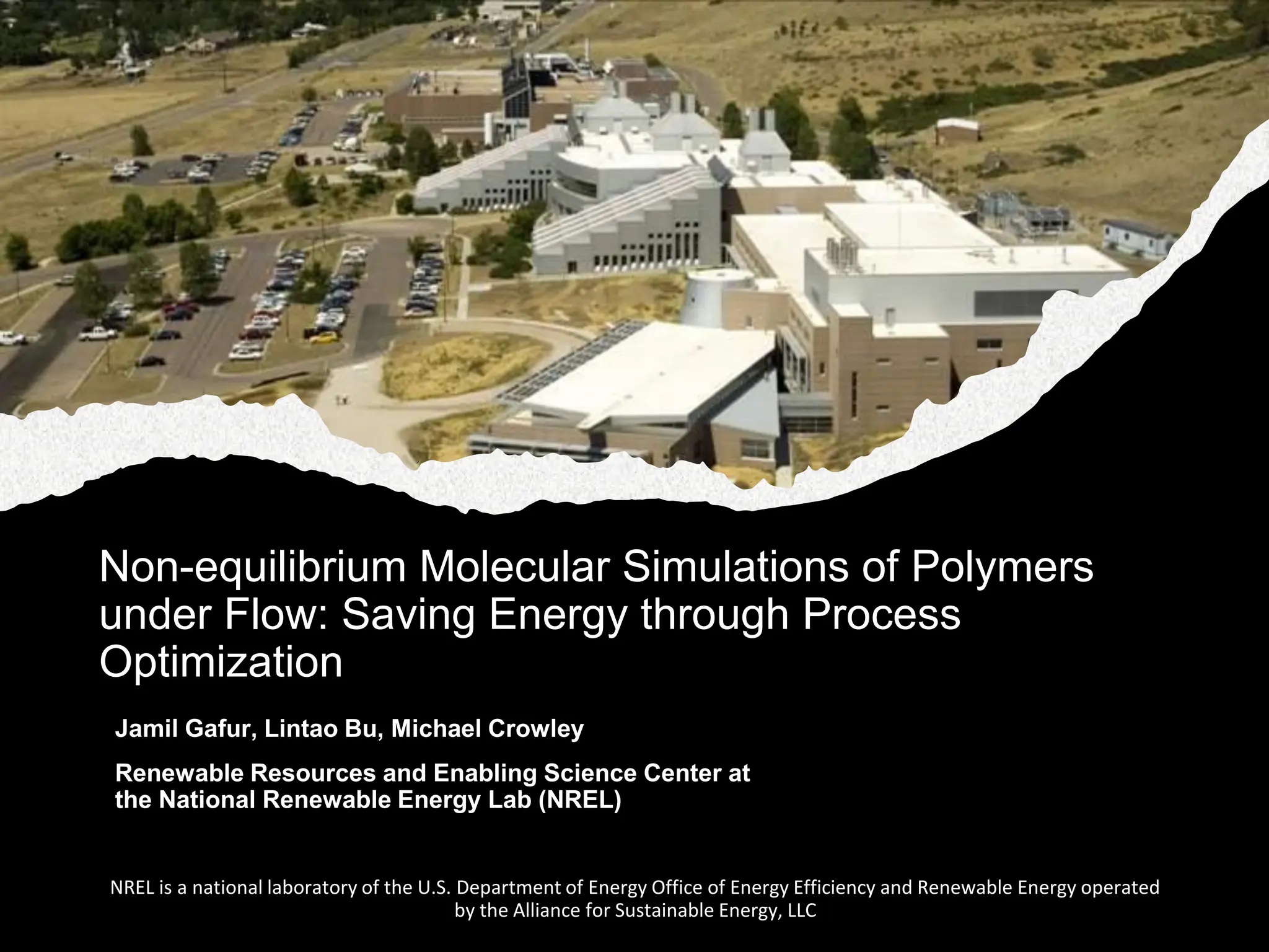 Non equilibrium Molecular Simulations of Polymers under Flow Saving ...