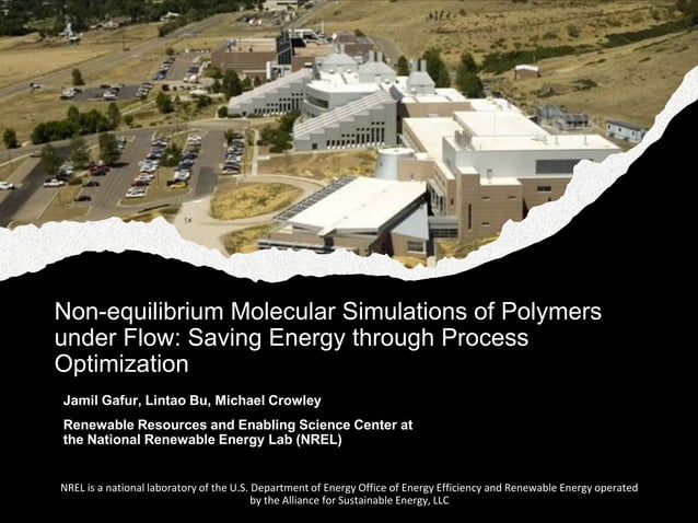 Non equilibrium Molecular Simulations of Polymers under Flow Saving ...