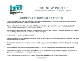 No New Wires Presentation 2009 | PPT