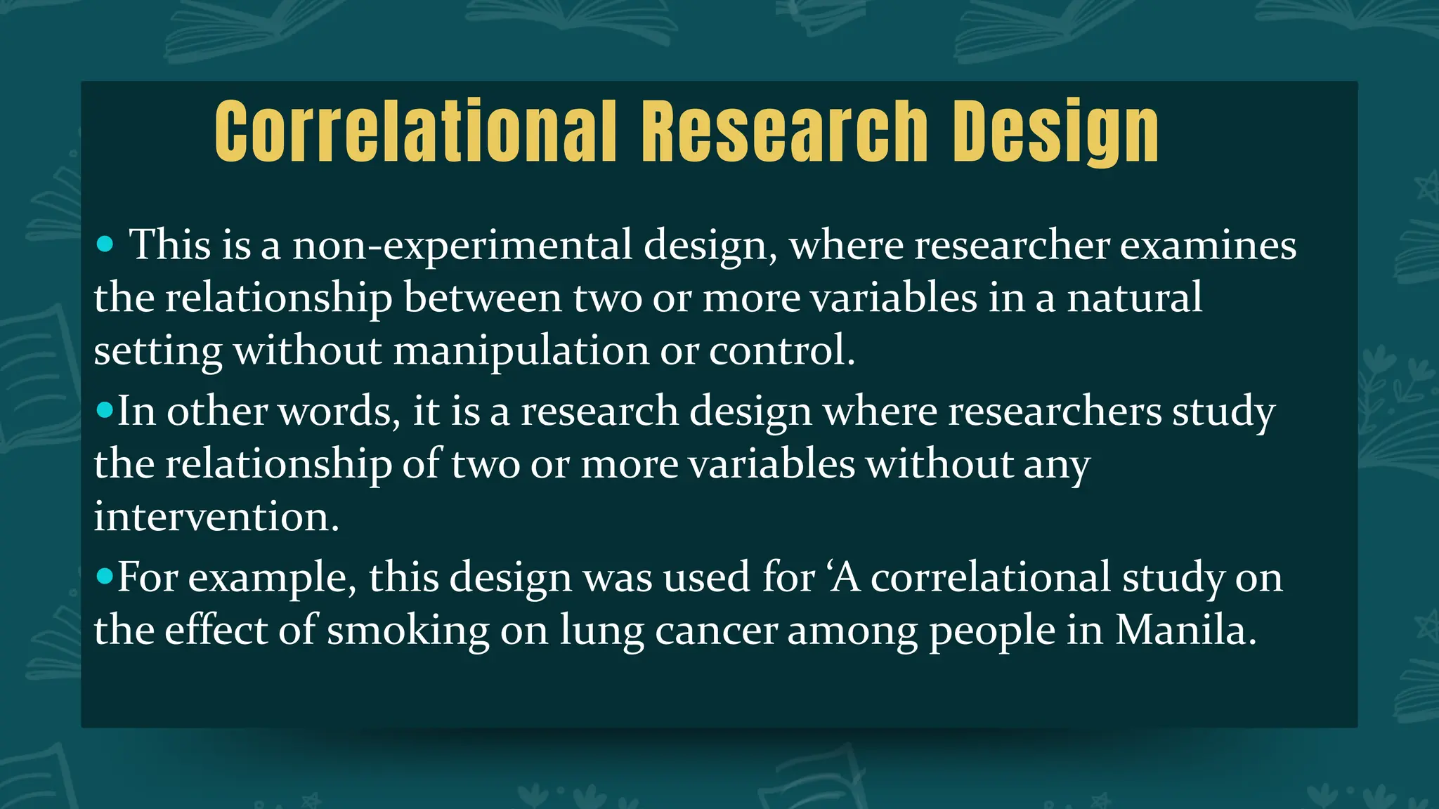 nonexperimental.pptx poerpoint presentation | PPTX