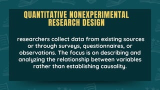 nonexperimental.pptx poerpoint presentation | PPTX