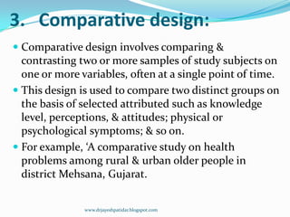 Nonexperimental research design | PPSX