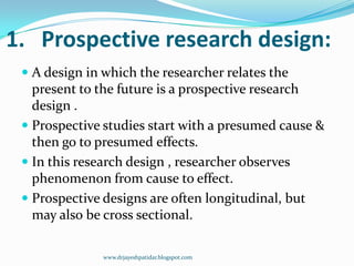 Nonexperimental research design | PPSX
