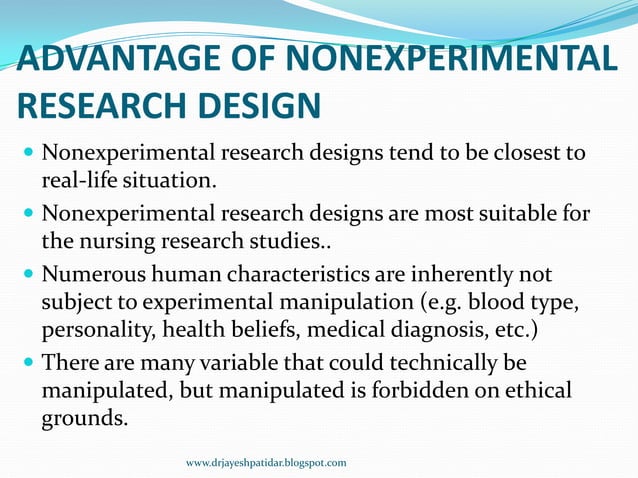 Nonexperimental research design | PPT Nonexperimental research design | PPT