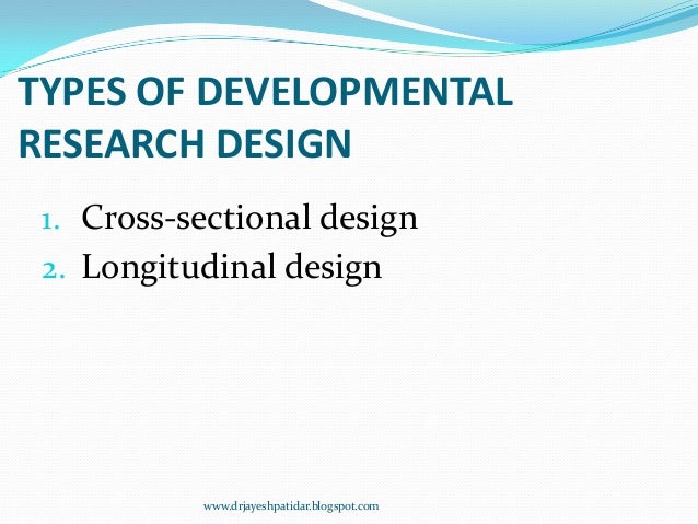 Nonexperimental research design