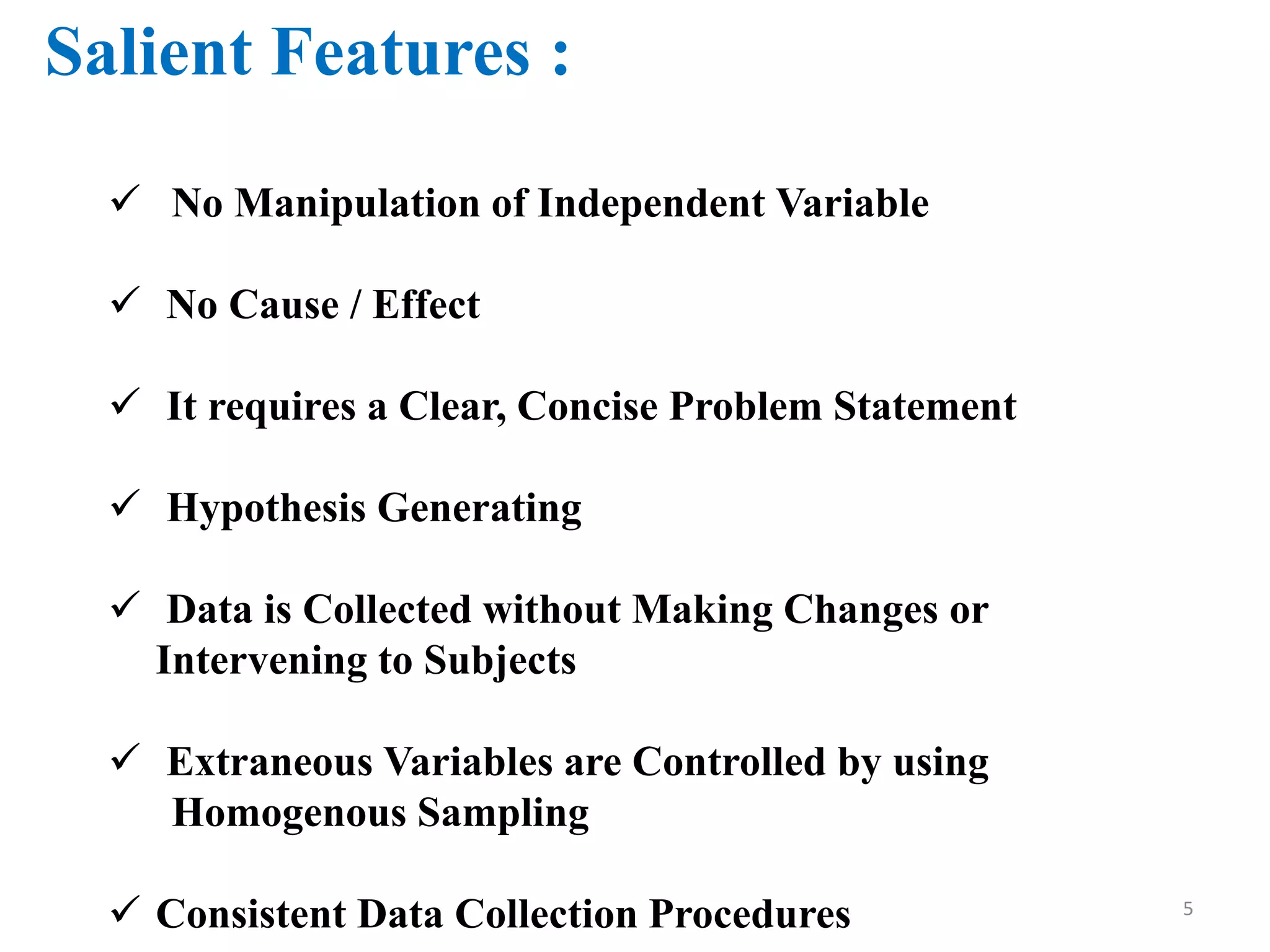Non-Experimental Research Design | PPTX | Medical Health