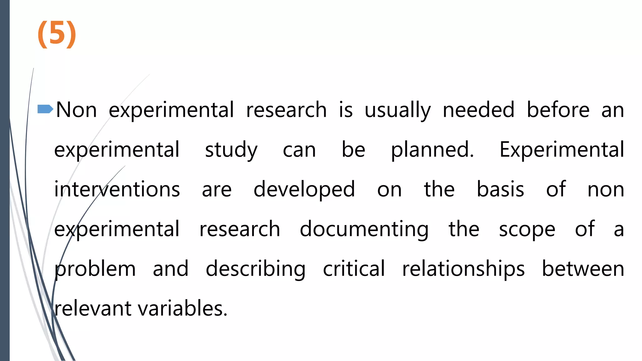 Non expermental research design | PPTX