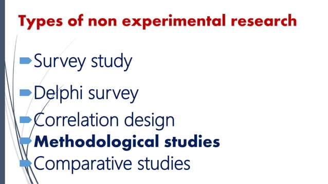 Non expermental research design | PPTX