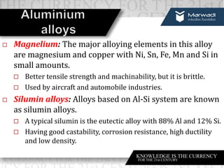 Non ferrous alloy | PPT