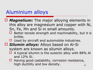 Non ferrous alloys | PPT