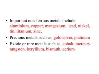 Non ferrous materials | PPTX