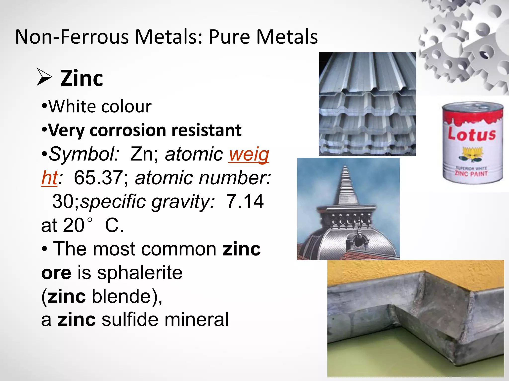 Non ferrous metals | PDF