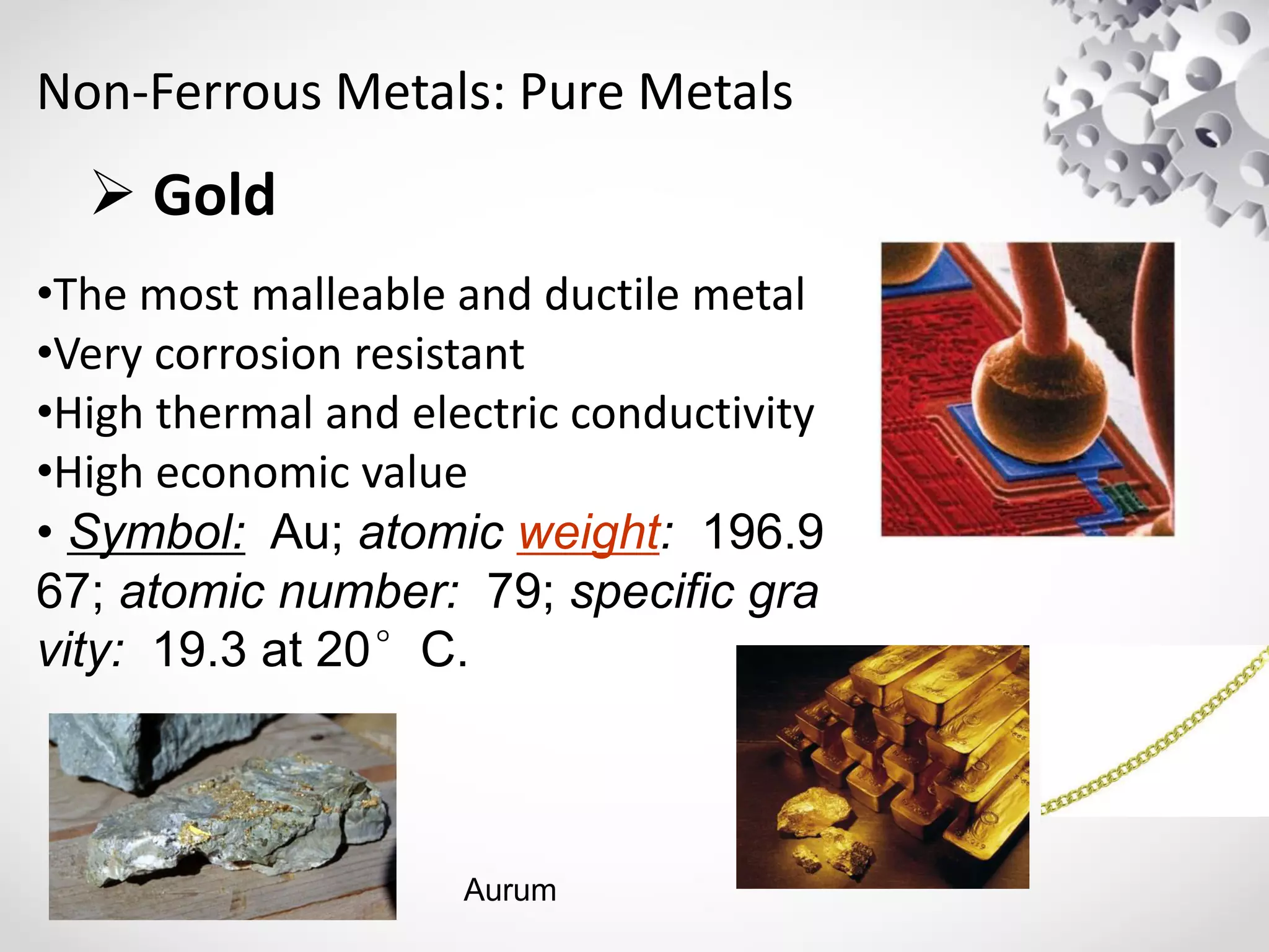 Non ferrous metals | PDF