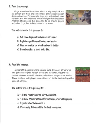 Nonfiction authorspurposetextstructurequickcheckformativeassessment 1 ...