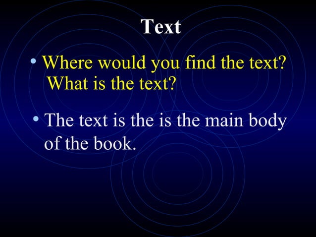 Nonfiction book parts | PPT