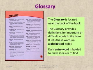 Glossary For Kids Nonfiction