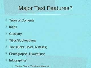 Non Fiction Text Features | PPT