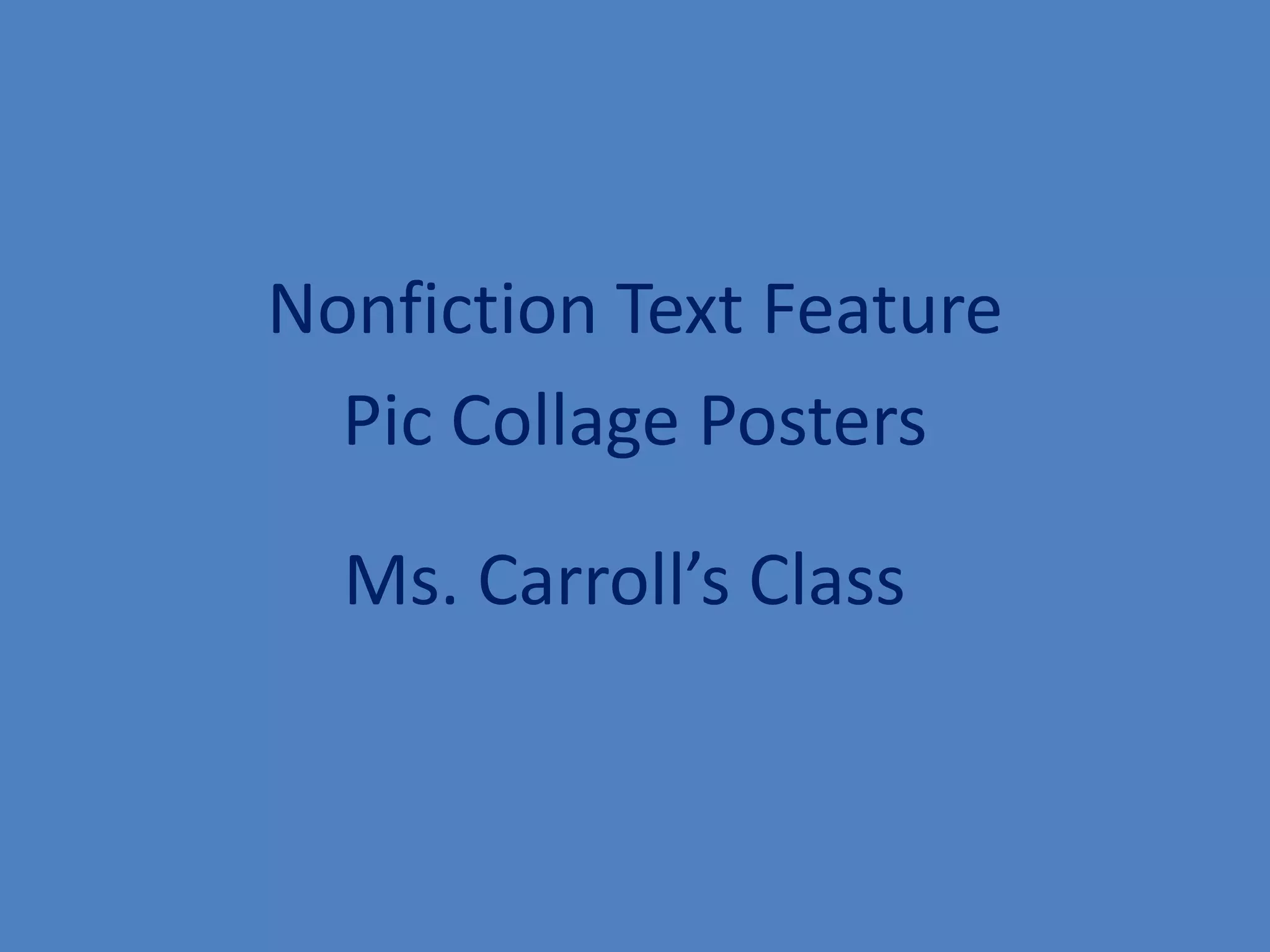Nonfiction text features | PPTX