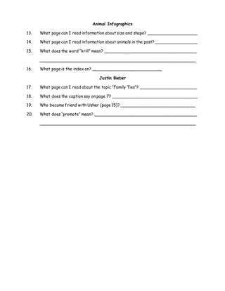 Nonfiction text features scavenger hunt | DOCX