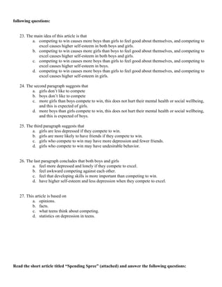 Nonfiction unit test (1) | PDF