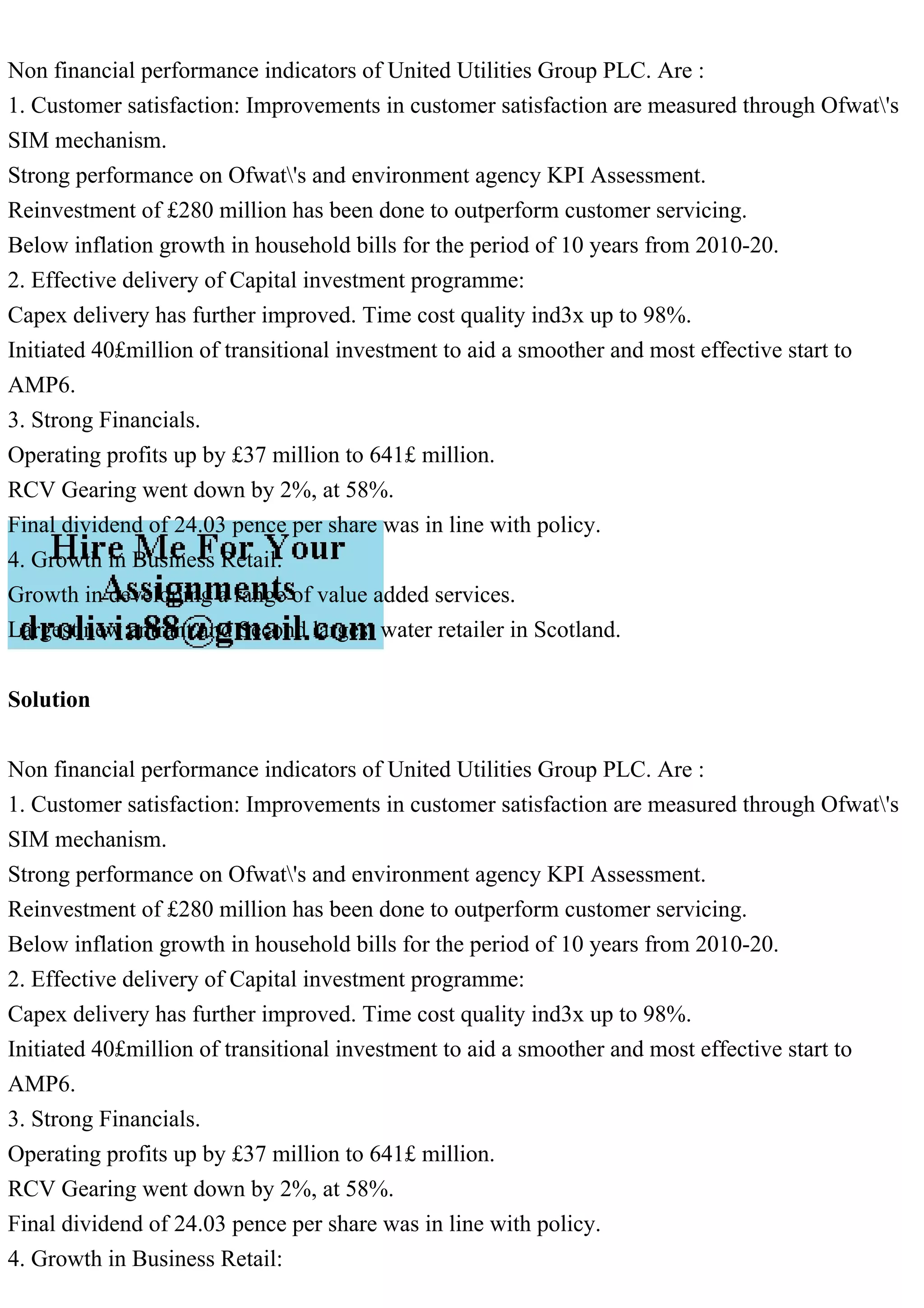 Non financial performance indicators of United Utilities Group PLC. .pdf
