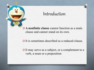 NON FINITE CLAUSE (SIC) | PPTX