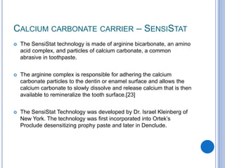 Non fluoride enamel remineralization | PPTX