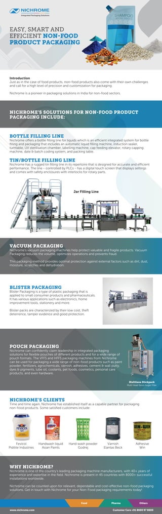 EASY, SMART AND EFFICIENT NON-FOOD PRODUCT PACKAGING | PDF