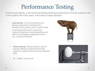 Non-functional testing | PPTX