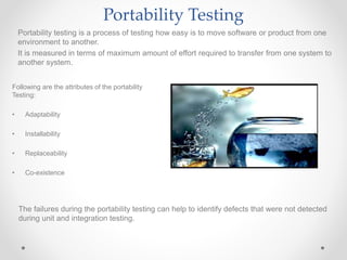 Non-functional testing | PPTX